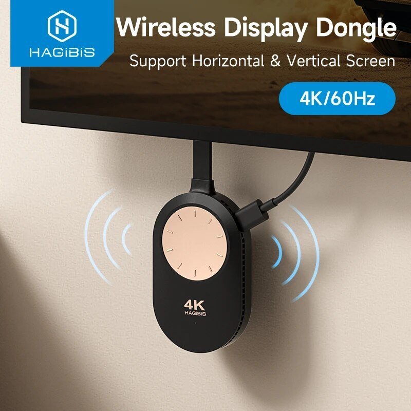 Jual Hagibis Wireless HDMI Display Dongle Adapter 4K@60Hz Wireless ...