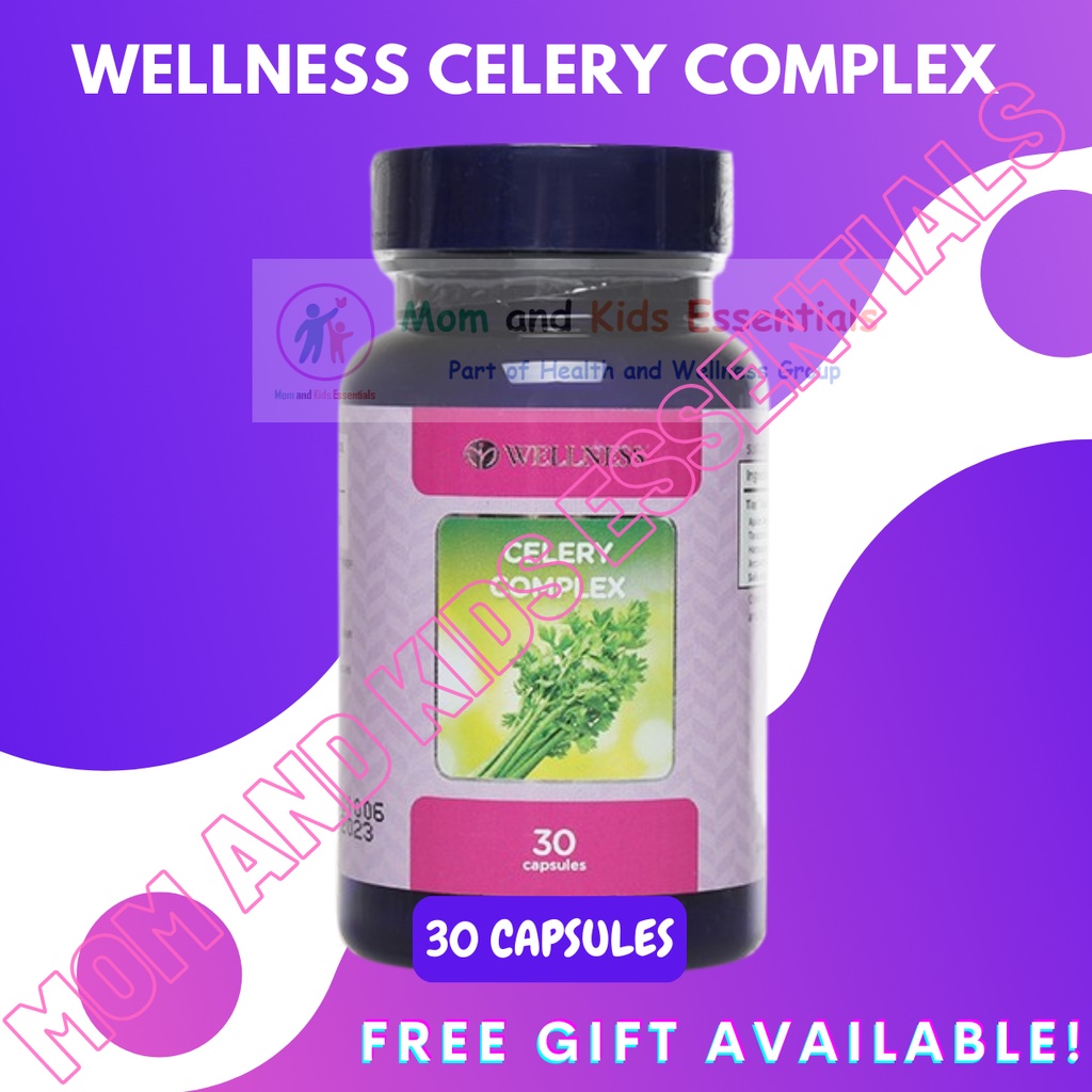 Jual WELLNESS CELERY COMPLEX 30 CAPSULES KAPSUL HIPERTENSI SUPLEMEN ...