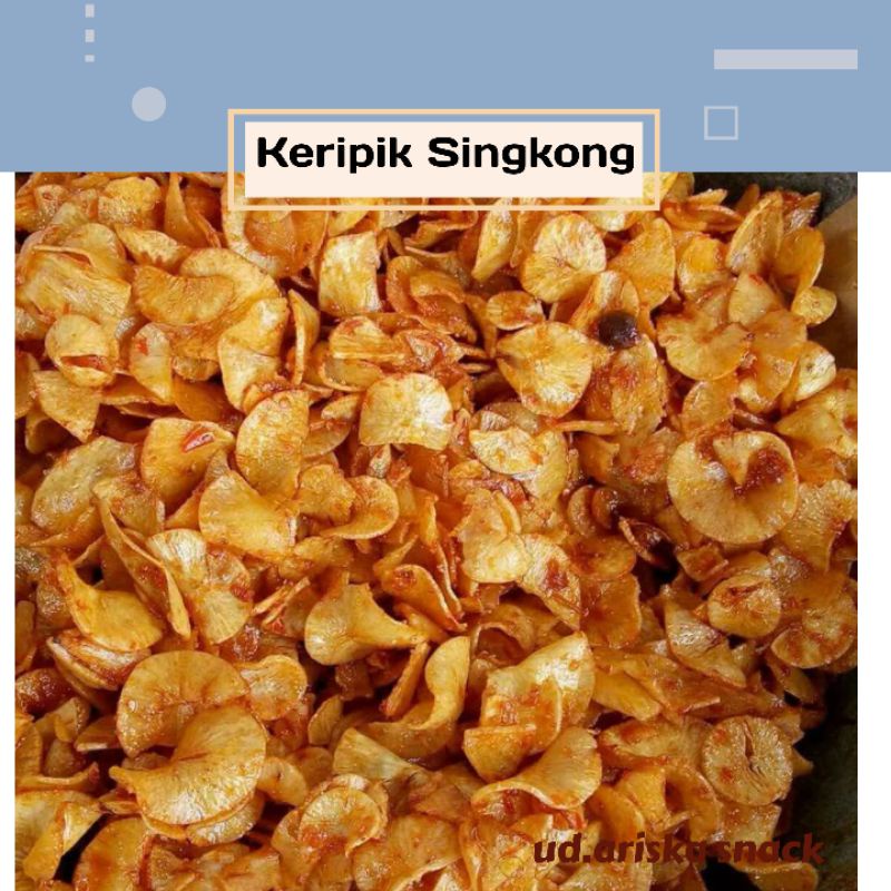 Jual Keripik Singkong Pedas Rujak Khas Padang 500g Keripik Singkong ...