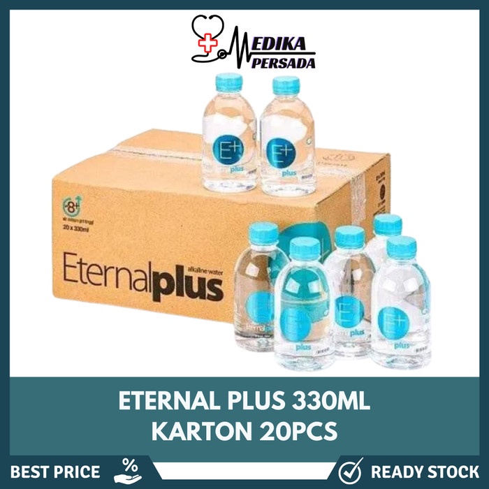 Jual AIR MINERAL ETERNAL PLUS (E+) 330 ML - 1 KARDUS | Shopee Indonesia
