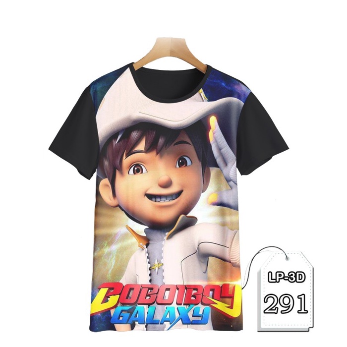 Jual Baju Boboiboy Solar Cahaya Printing 3D Baju Kartun TV Anak #LP3D ...