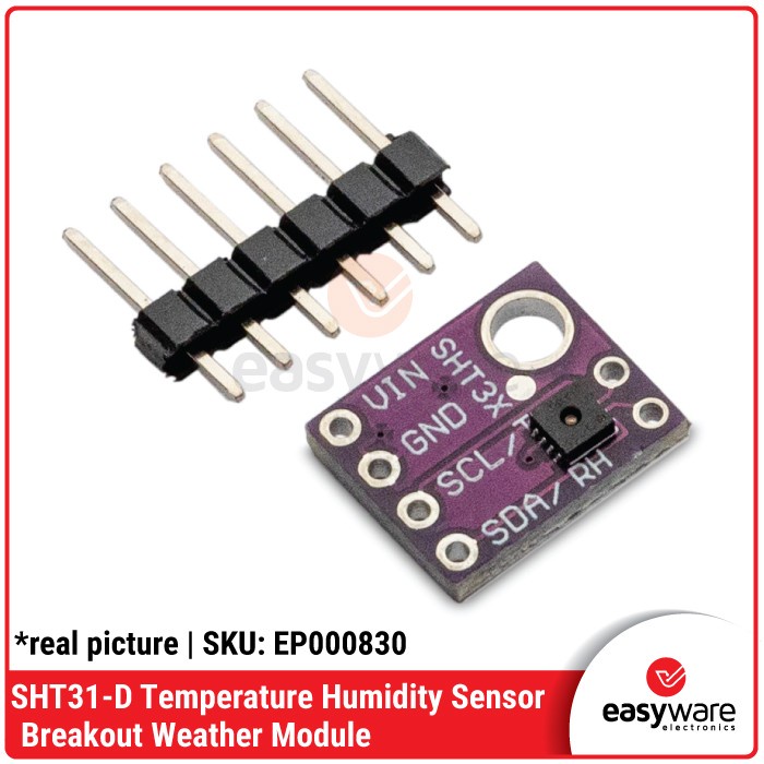 Jual SHT31-D SHT31 Temperature Humidity Sensor Breakout Weather Module CO27 | Shopee Indonesia