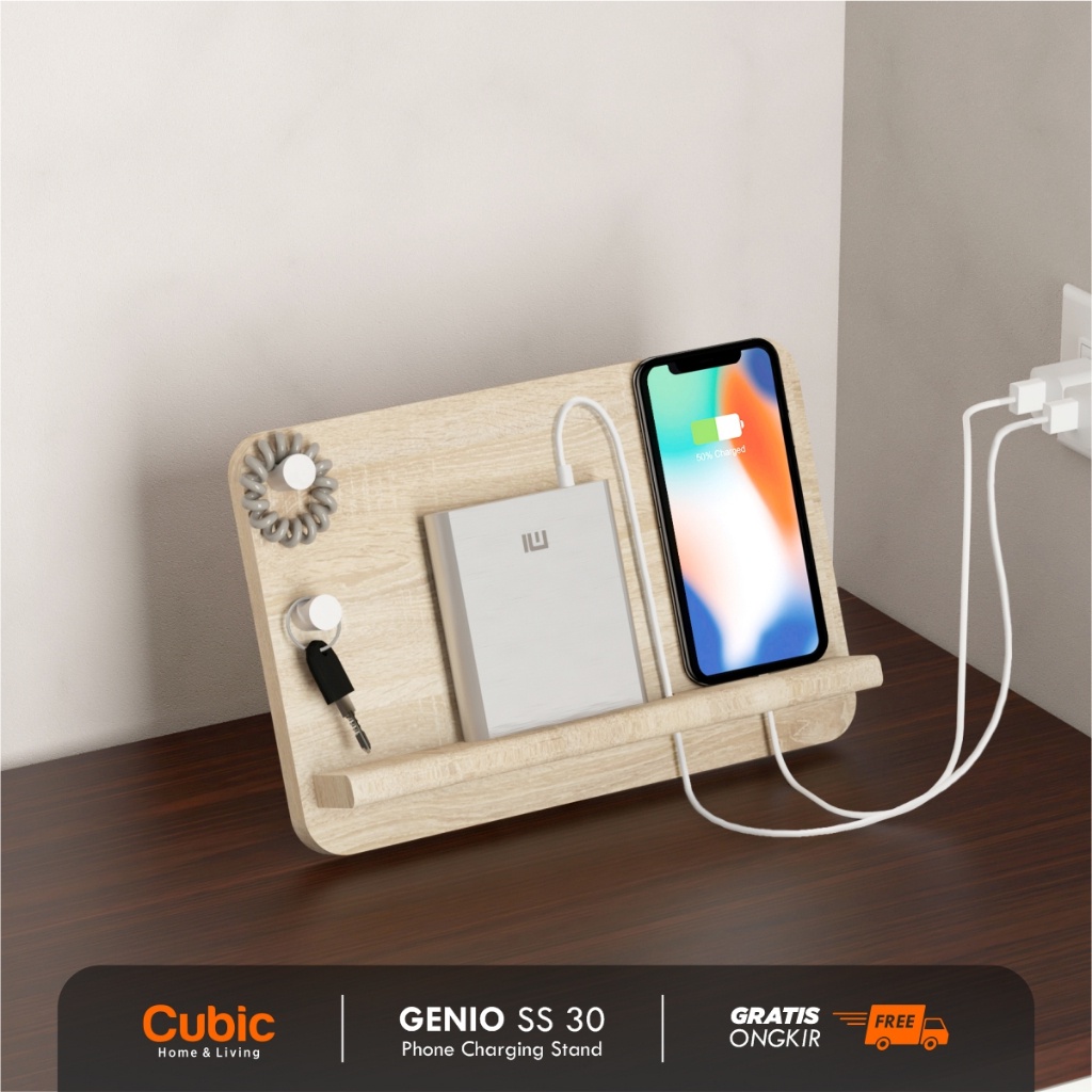 Jual Cubic Phone Charging Stand / Rak Holder HP / GENIO SS 30 | Shopee ...