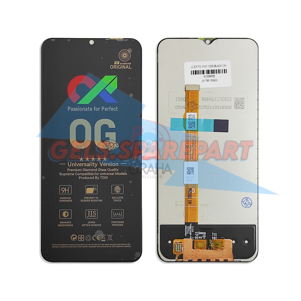 Jual LCD VIVO Y33S OG ORI SUPER FULLSET TOUCHSCREEN | Shopee Indonesia