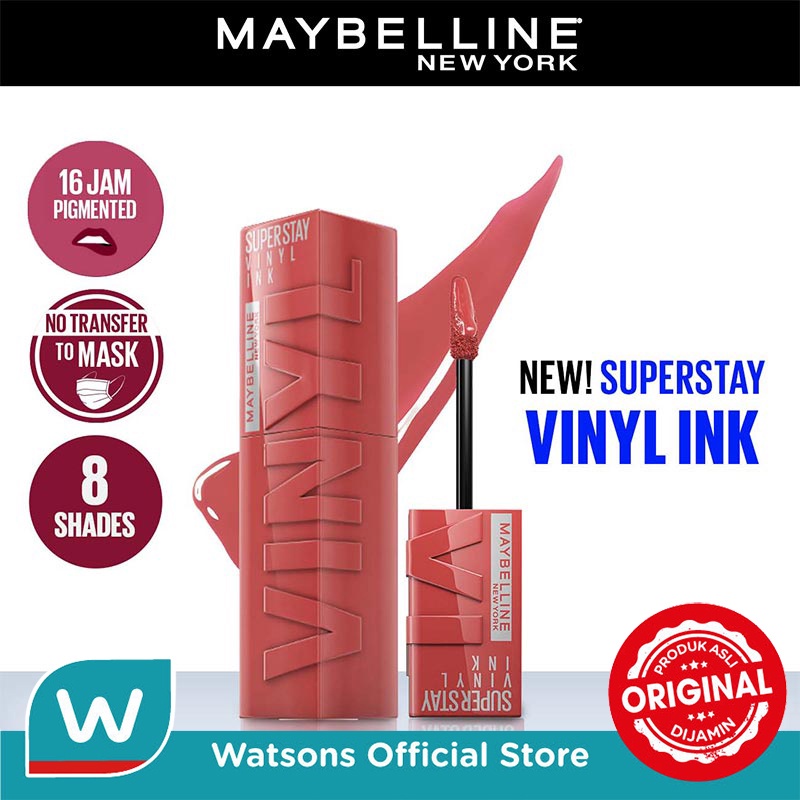 Jual Maybelline Superstay Vinyl Ink Tint 15 Peachy | Shopee Indonesia