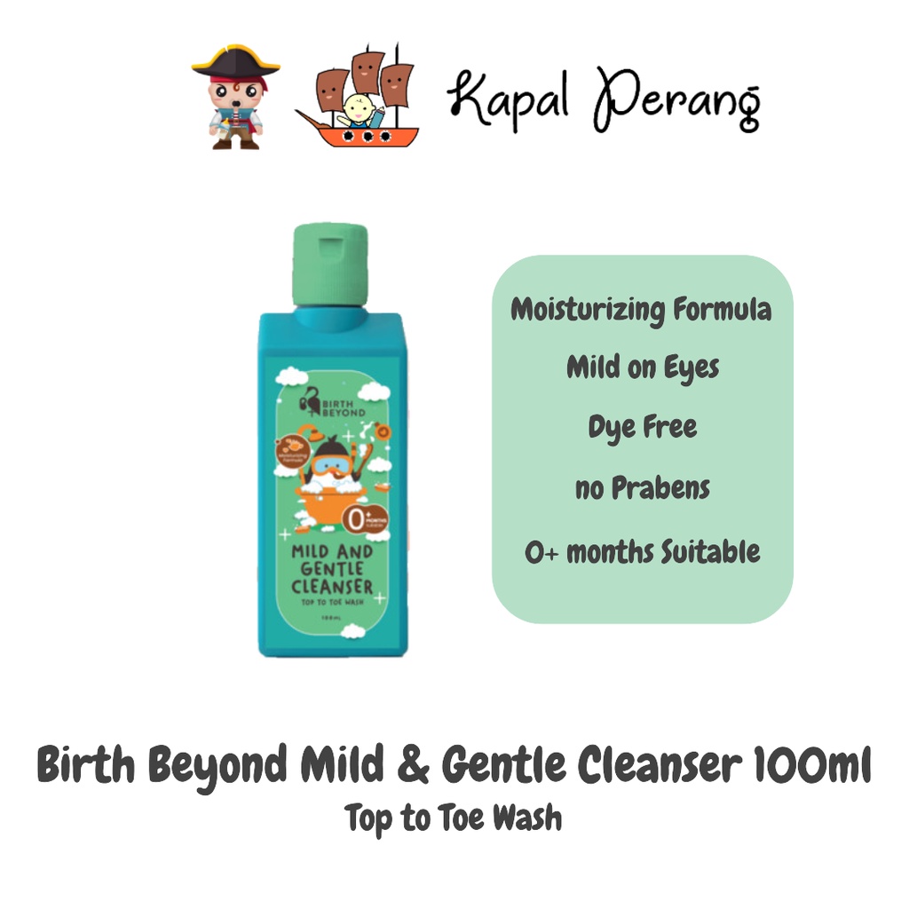 Jual Birth Beyond Mild and Gentle Cleanser Top to Toe Wash 100ml ...