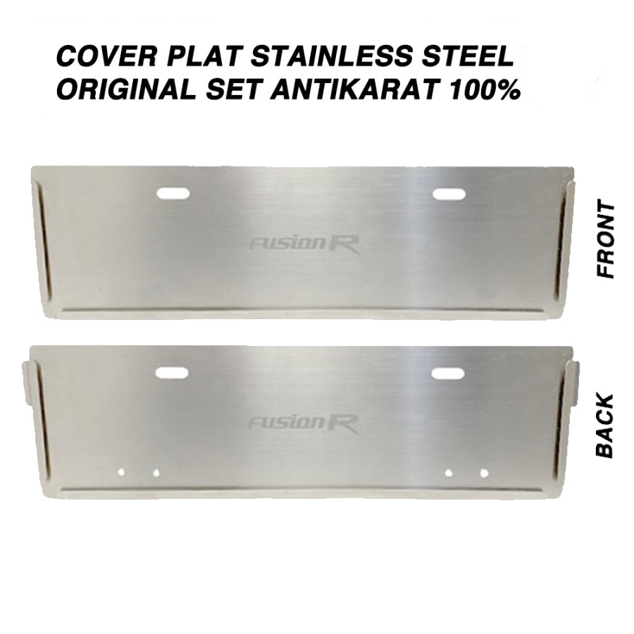 Jual Fusion R Dudukan Plat Nomor Mobil Stainless Steel Anti Karat ...