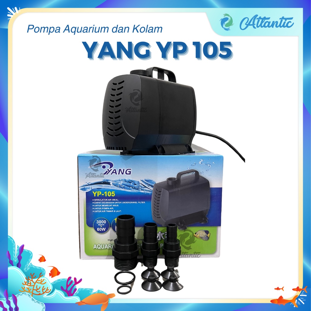 Jual YANG YP 105 60 Watt Mesin Pompa Air Celup Aquarium Kolam ...