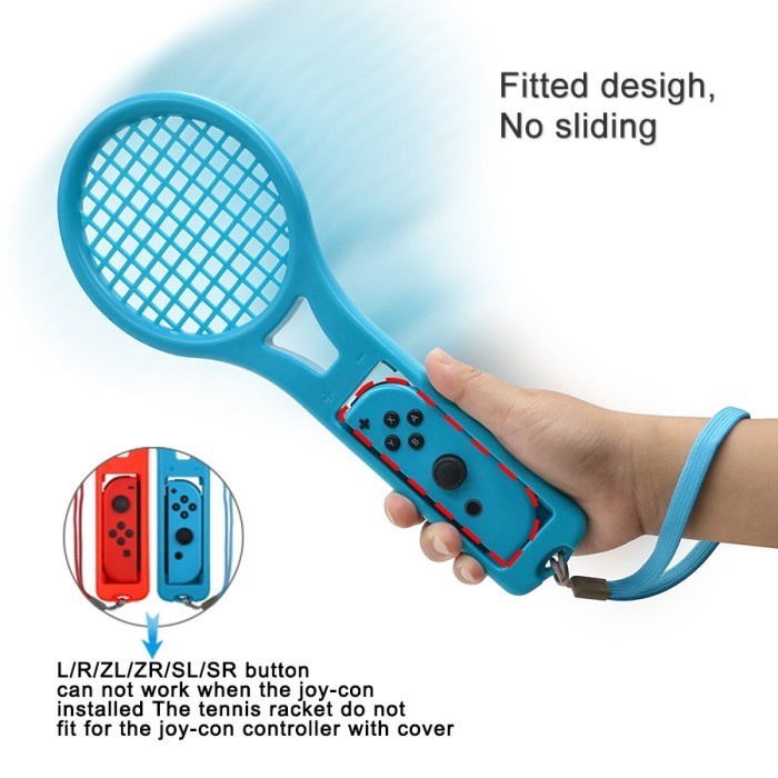 Jual Nintendo Switch Dobe Tennis Racket Raket For Nintendo Switch Joy ...