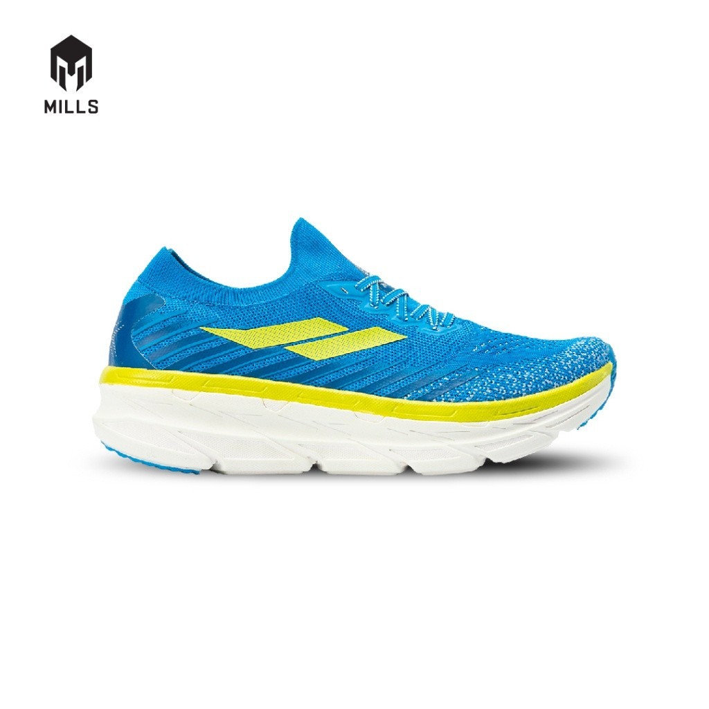 Jual Mills Sepatu Enermax Fly Knit Ocean.Blue / White / Neon 9102103 ...