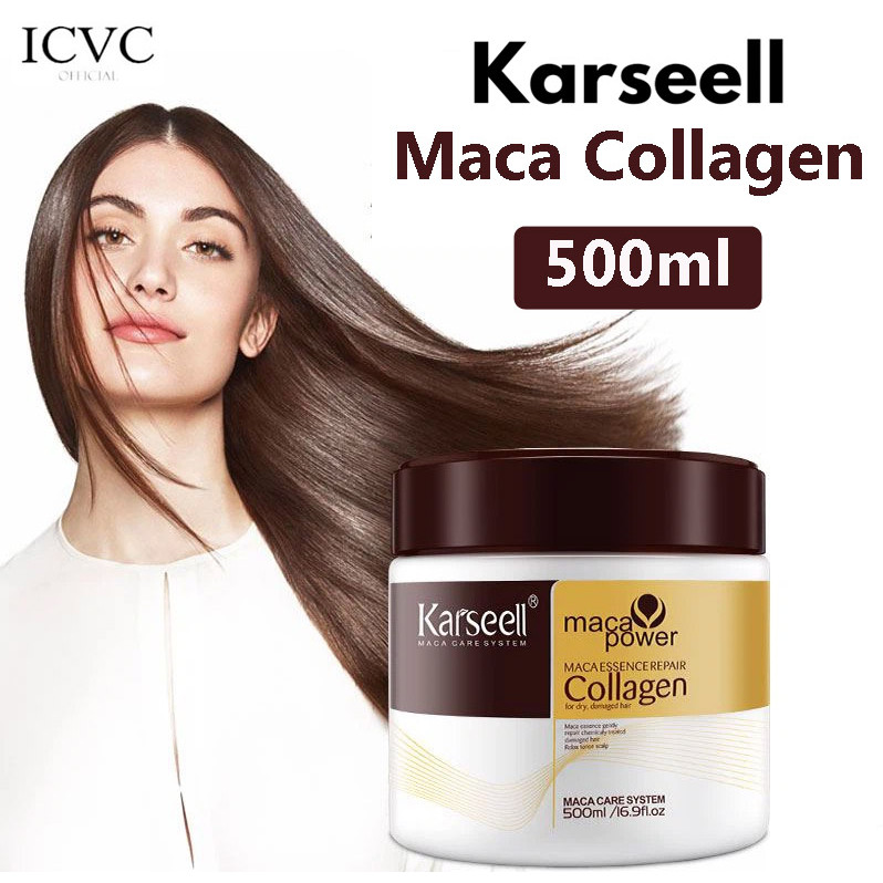 Jual Karseell Masker Rambut Hair Mask Keratin Karsel Maca Essence ...