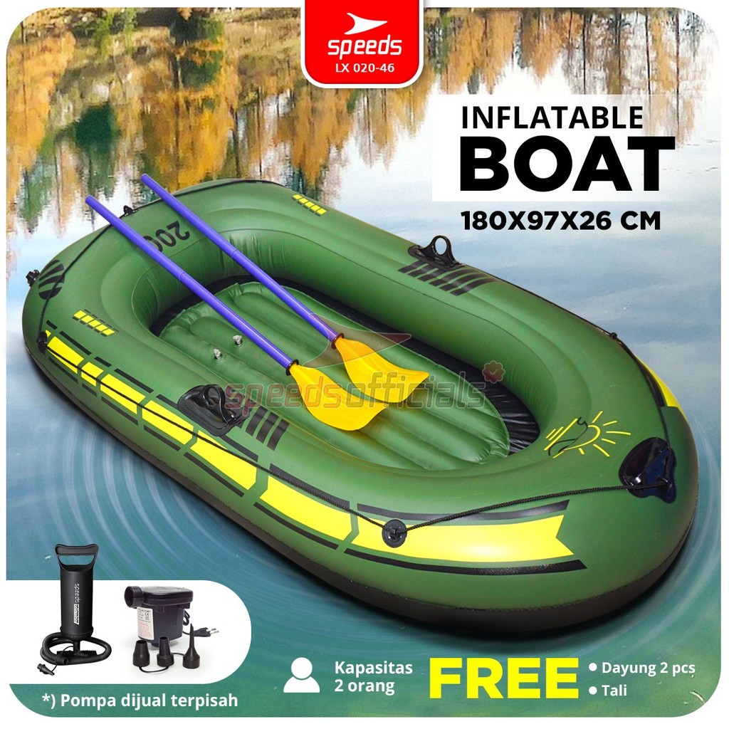 Jual SPEEDS Perahu Karet Tiup Rafting Sport Mancing Inflatable Boat 2 ...