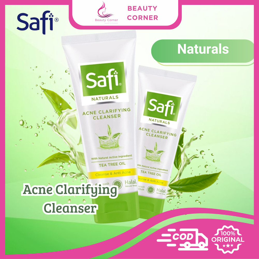 Jual Safi Naturals Acne Clarifying Cleanser | Shopee Indonesia