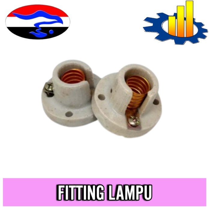 Jual FITTING DUDUKAN LAMPU, KERAMIK E12 | Shopee Indonesia