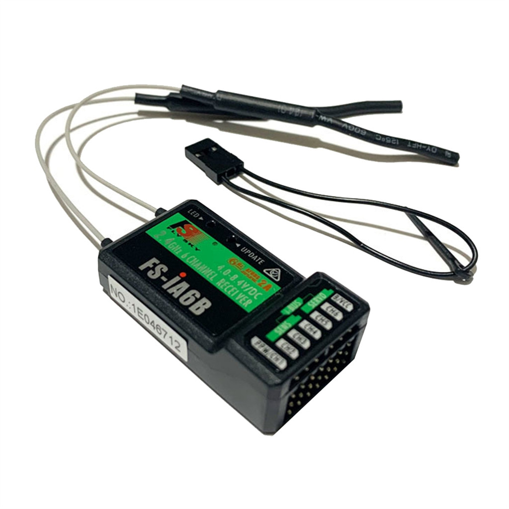 Jual Model Receiver Suitable for Flysky Fuse T6 I6 2.4G FS-IA6B 6 ...