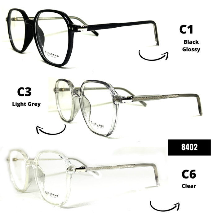 Jual FRAME KACAMATA PRIA/WANITA GRD 8402 LEBAR FRAME 139 SIZE 52 | Shopee Indonesia