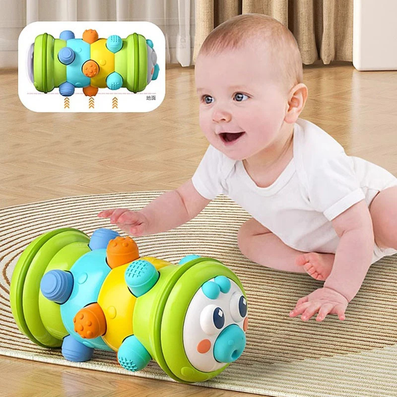 Jual Baby Crawling Roller Toy Infant Activity Tummy Time Roller ...