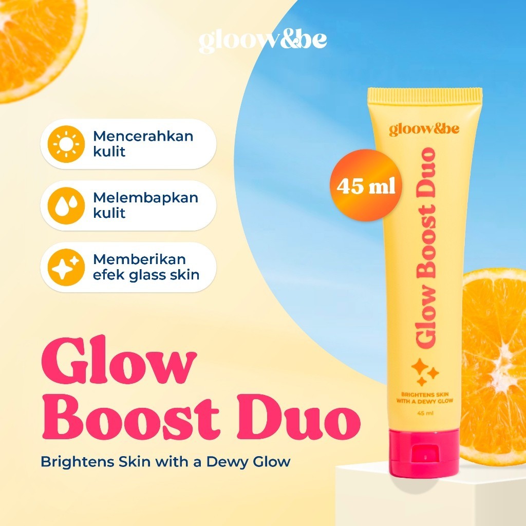 Jual MFI - Gloow&be Glow Boost Duo Moisturizer | Netto 45ml | Pelembab ...