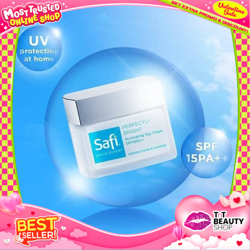 Jual SAFI White Expert Illuminating Day Cream SPF 20 PA++ 45 gr | TnT Beauty Shop | Shopee Indonesia