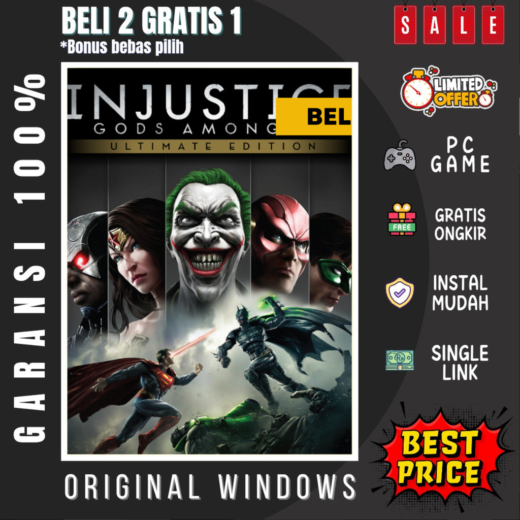 Jual INJUSTICE GODS AMONG US ULTIMATE EDITION - GAME PC - GAME LAPTOP ...