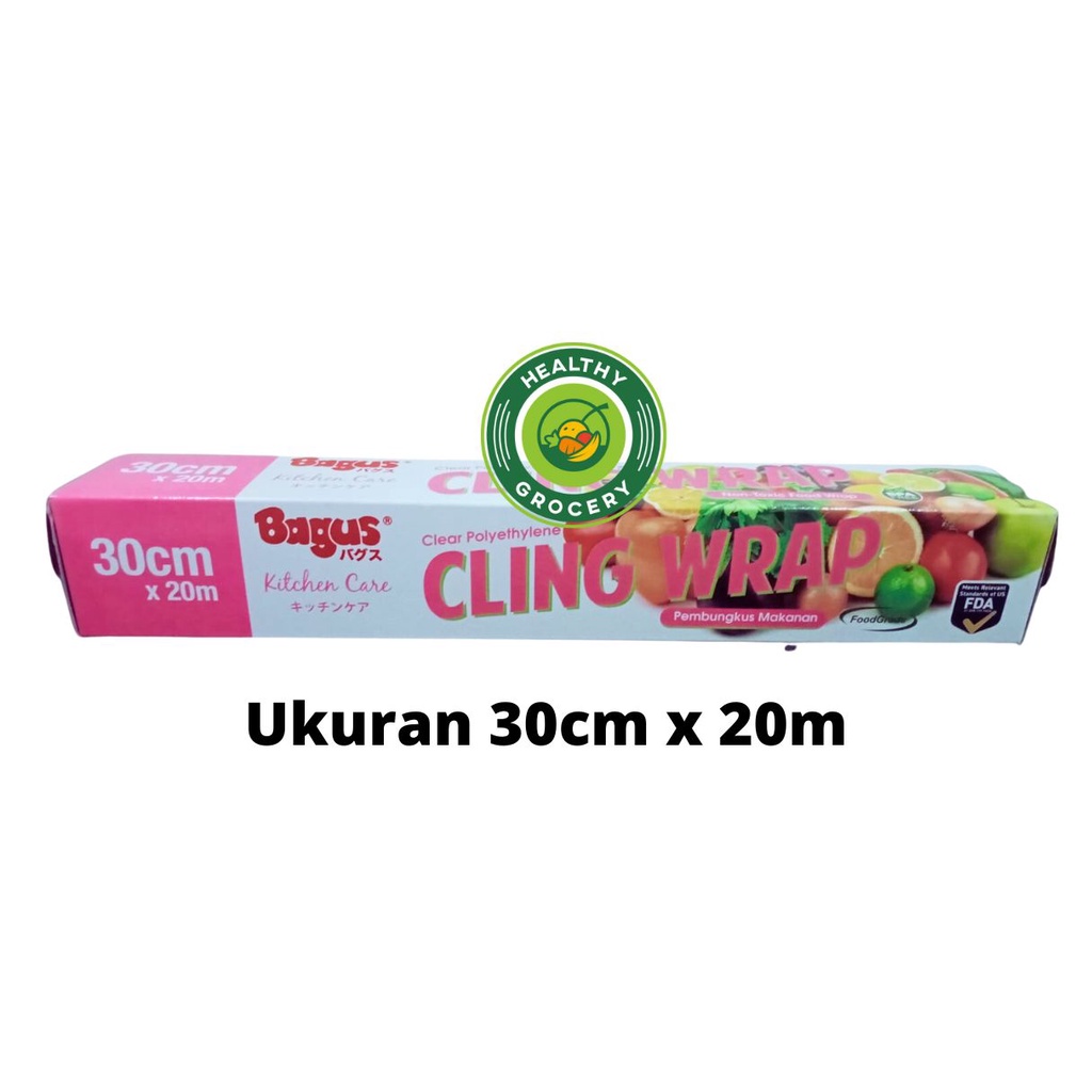 Jual Bagus Cling Wrap Box Ukuran 30cm x 20m / Cling Wrap | Shopee Indonesia