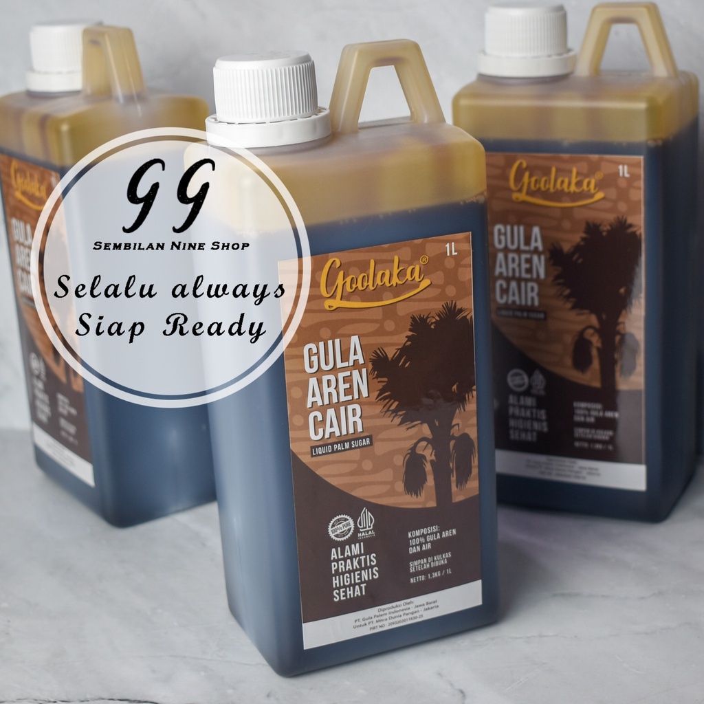 Jual Goolaka Gula AREN CAIR 1 Liter Liquid Palm Sugar Gula Merah Brown ...
