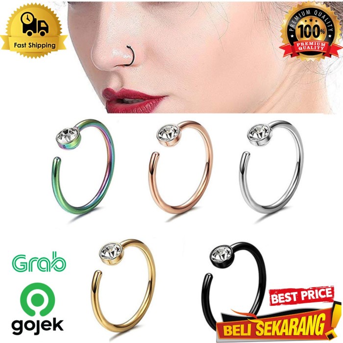 Jual Anting Tindik Hidung Palsu Tanpa Tindik Titanium Asli Fake Septum ... Jual Anting Tindik Hidung Palsu Tanpa Tindik Titanium Asli Fake Septum ...