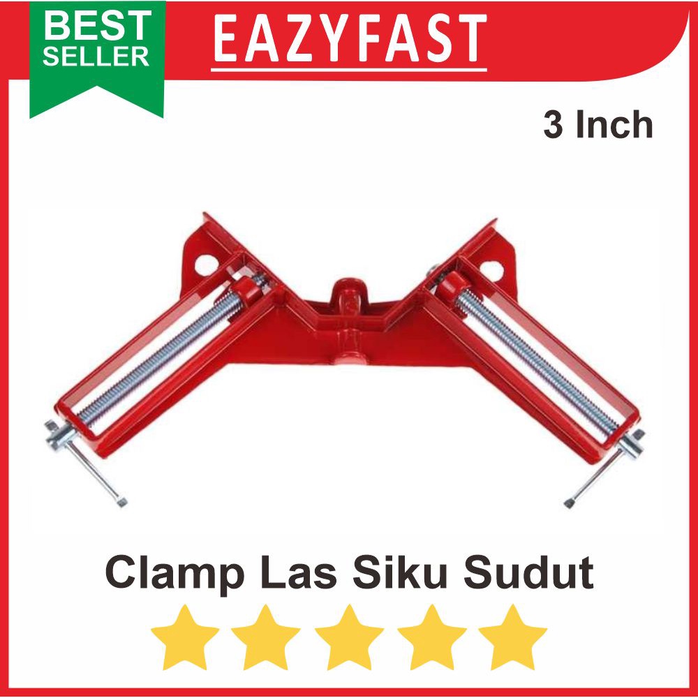Jual Clamp Siku Frame Las 90 Derajat Klem Catok Sudut Besi 75mm 3Inch ...