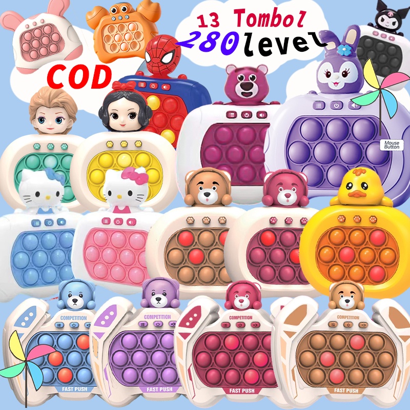 Jual Pop It Games Machine/Pop It Electronic Machine/Pop It Push Bubble ...