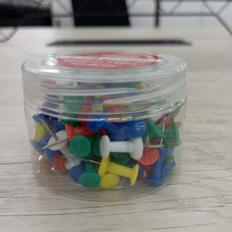 Jual Push Pins Warna Paku Pin Warna Jarum Tekan Paku Pin Warna Warni ...