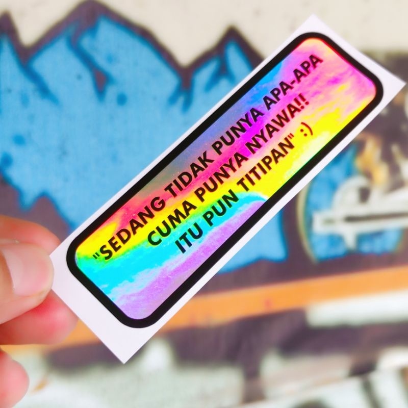 Jual Stiker Sedang tidak punya apa-apa | Shopee Indonesia