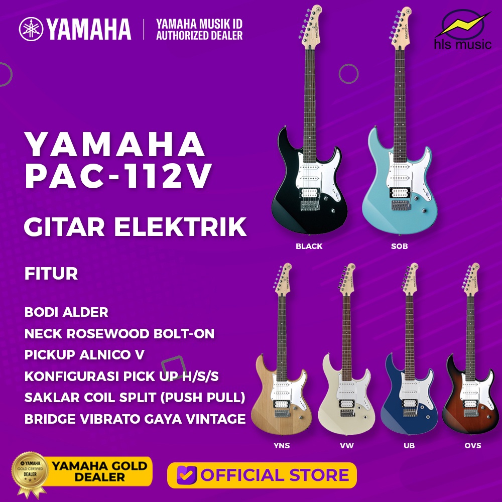 Jual Yamaha Pacifica PAC 112 / PAC112V / PAC 112V Gitar Elektrik | Shopee Indonesia