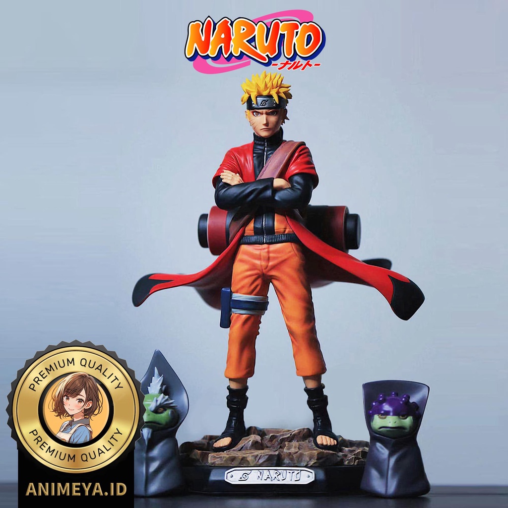 Jual ACTION FIGURE NARUTO SAGE MODE FROG NINJA KOLEKSI PATUNG ANIME ...