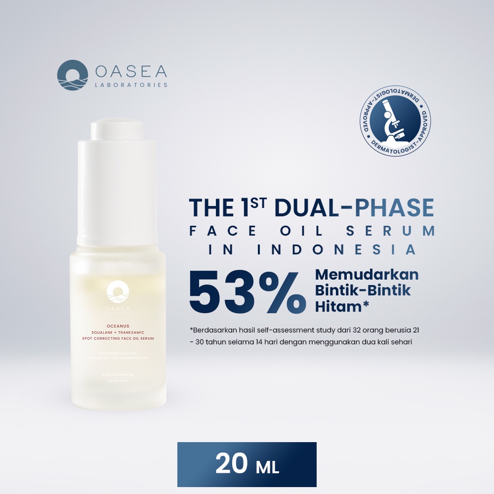 Jual Oasea Oceanus Squalane + Tranexamic Spot Correcting Face Oil Serum ...