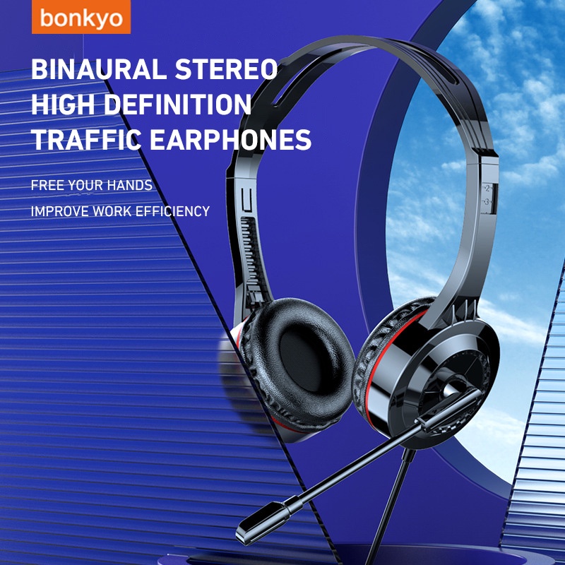 Jual Bonkyo Headset Membatalkan Kebisingan Langsung Headphone Gaming ...