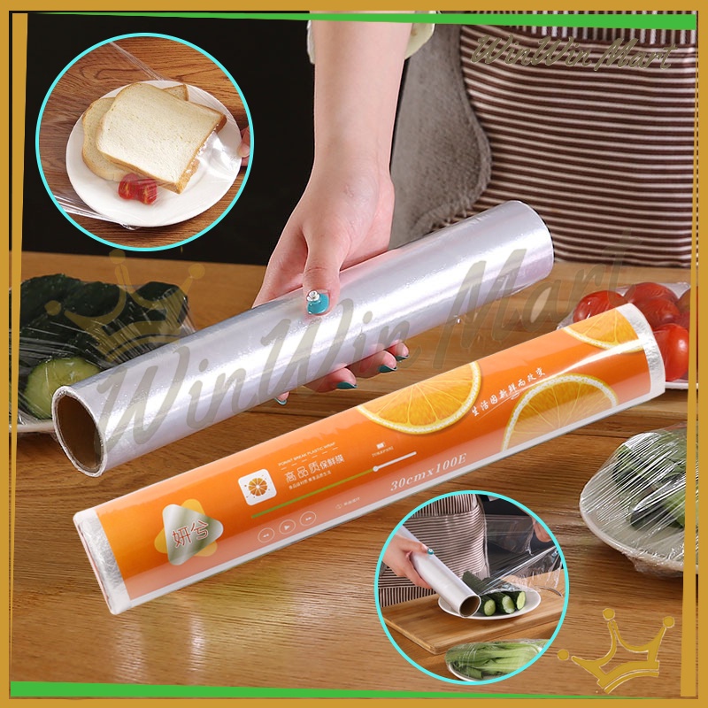 Jual 30cm x 20mtr Plastik Wrap Pembungkus Makanan Food / CLING WRAP ...