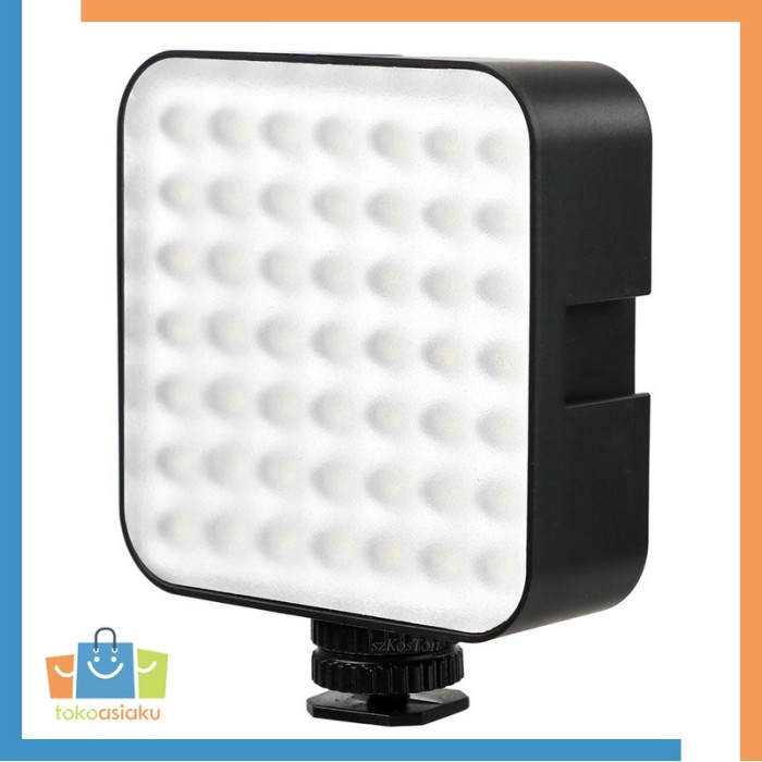 Jual Lampu Lighting LED Kamera Video DSLR Mirrorless Putih 6500K W56 ...