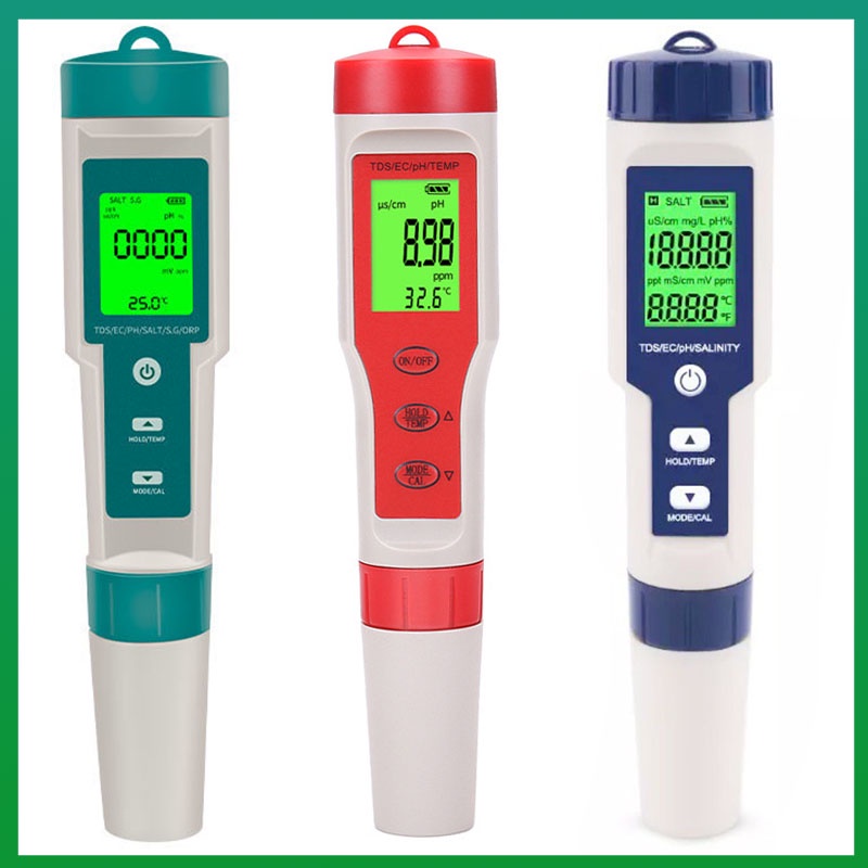 Jual Multifungsi 5/7 in 1 Pena/Pengukur Digital Kualitas Air dengan ...
