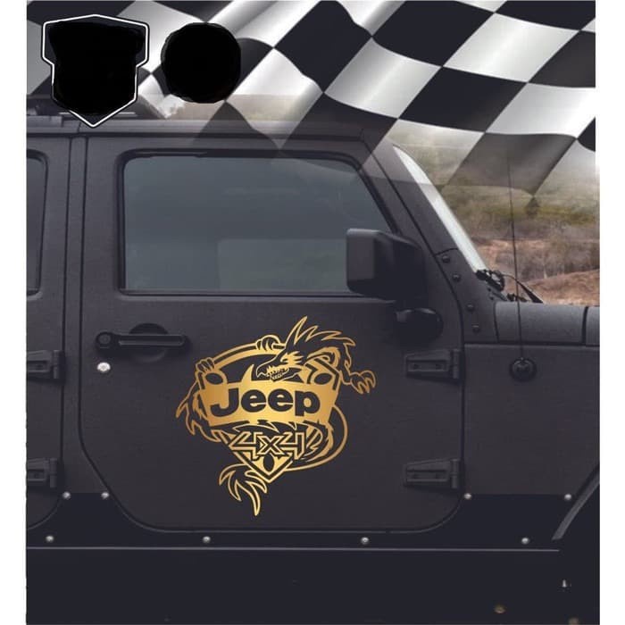 Jual STIKER MOBIL NAGA BODY PINTU JEEP KATANA FEROZA TERBARU | Shopee ...