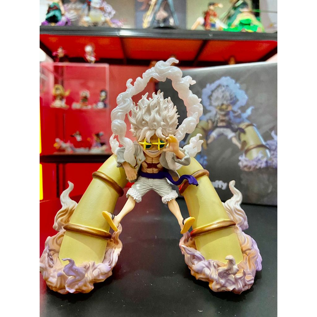 Jual SHP-JF Action Figure One Piece Nika Luffy Chibi Threel Studio ...