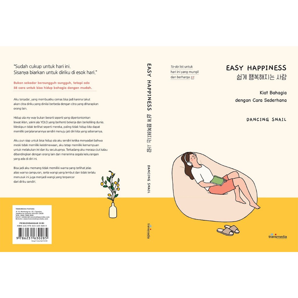 Jual Buku Self Improvement - Easy Happiness - Dancing Snail - Transmedia | Shopee Indonesia