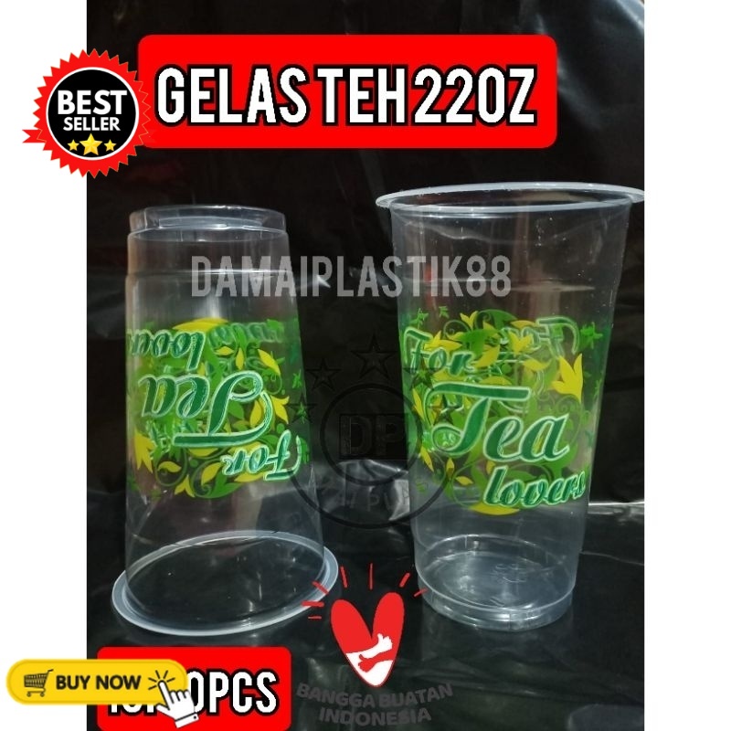 Jual Gelas Es Tea 16oz Gelas ES Teh Manis 16 oz Pop Ice Starindo 16 Oz ...