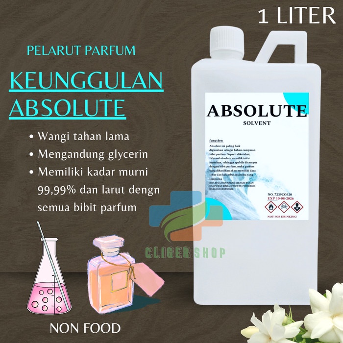 Jual ABSOLUTE PARFUM 1 LITER PURE 100% / ABSOLUTE PARFUM / ALKOHOL ...