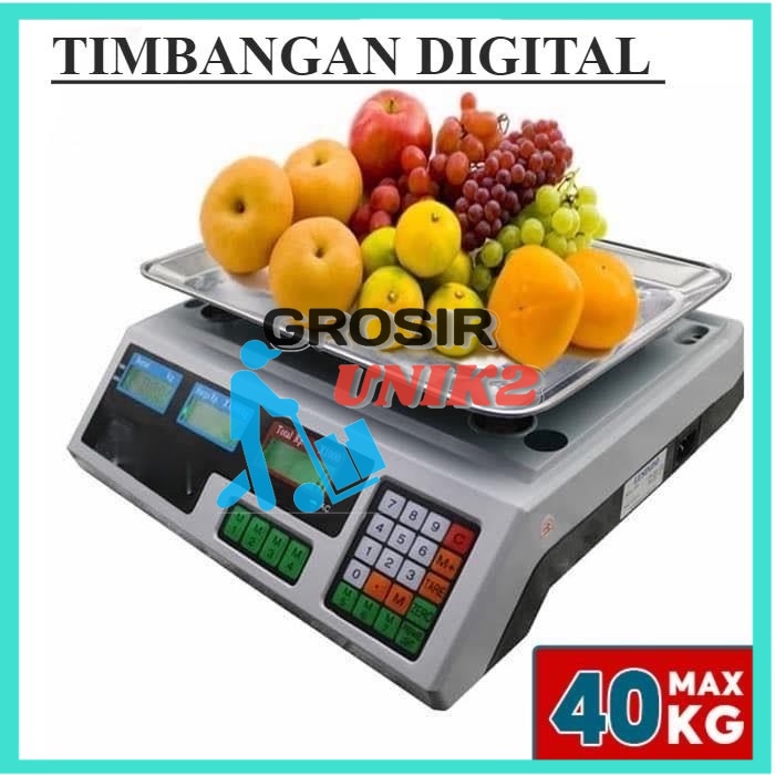 Jual Timbangan Buah Digital 40KG /TIMBANGAN DIGITAL / TIMBANGAN BUAH 40KG Timbangan Digital 40kg ...