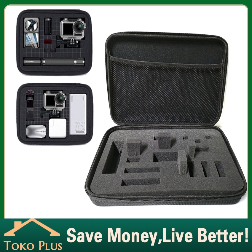 Jual Tas Action Cam EVA Portable Waterproof Hard Case Bag Perlindungan ...
