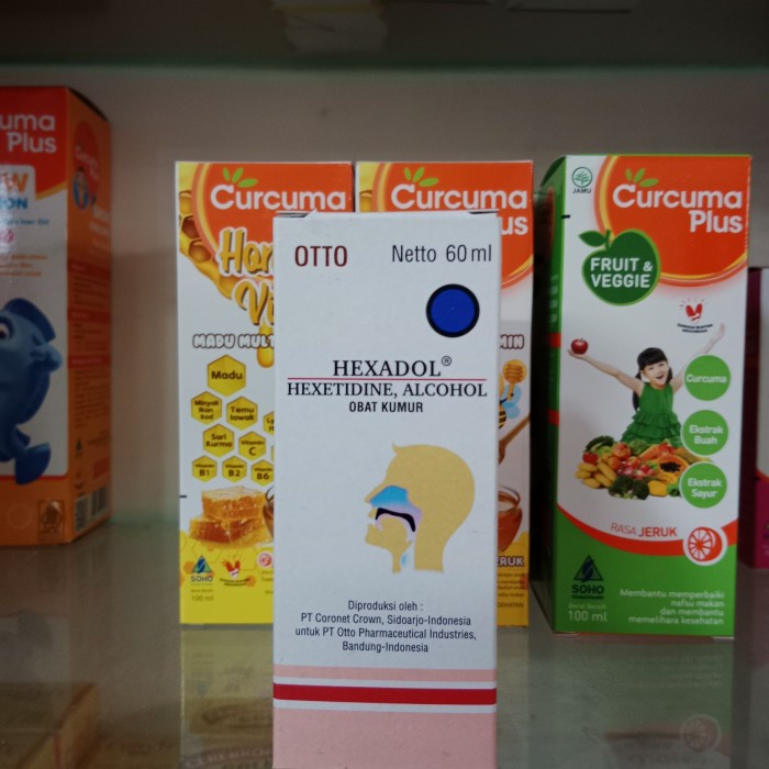Jual Hexadol obat kumur gargle 60ml-100ml - 60ml | Shopee Indonesia