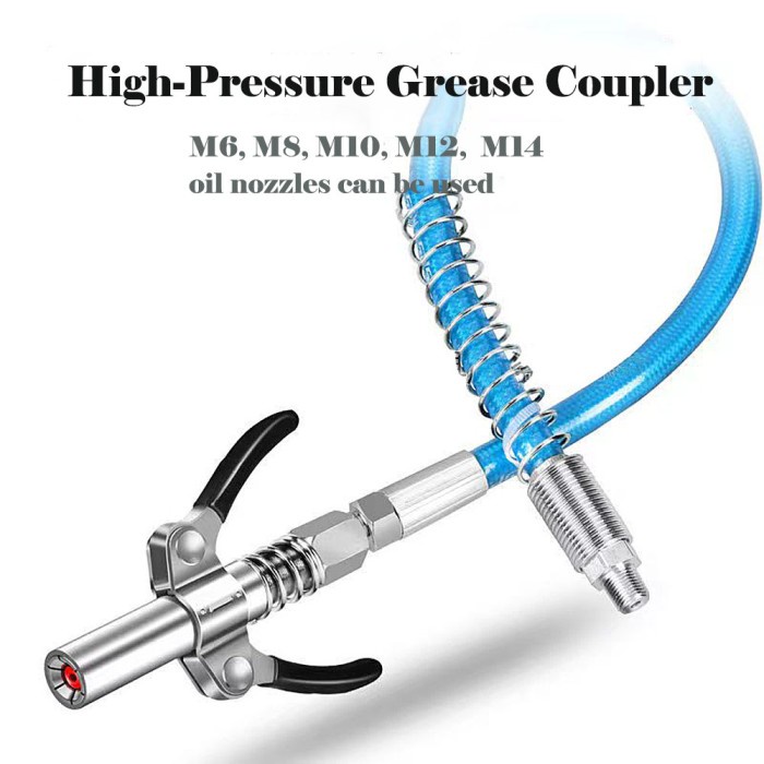 Jual 1 SET Grease Gun Pistol Gemuk Quick Release Mudah Digunakan Alat ...