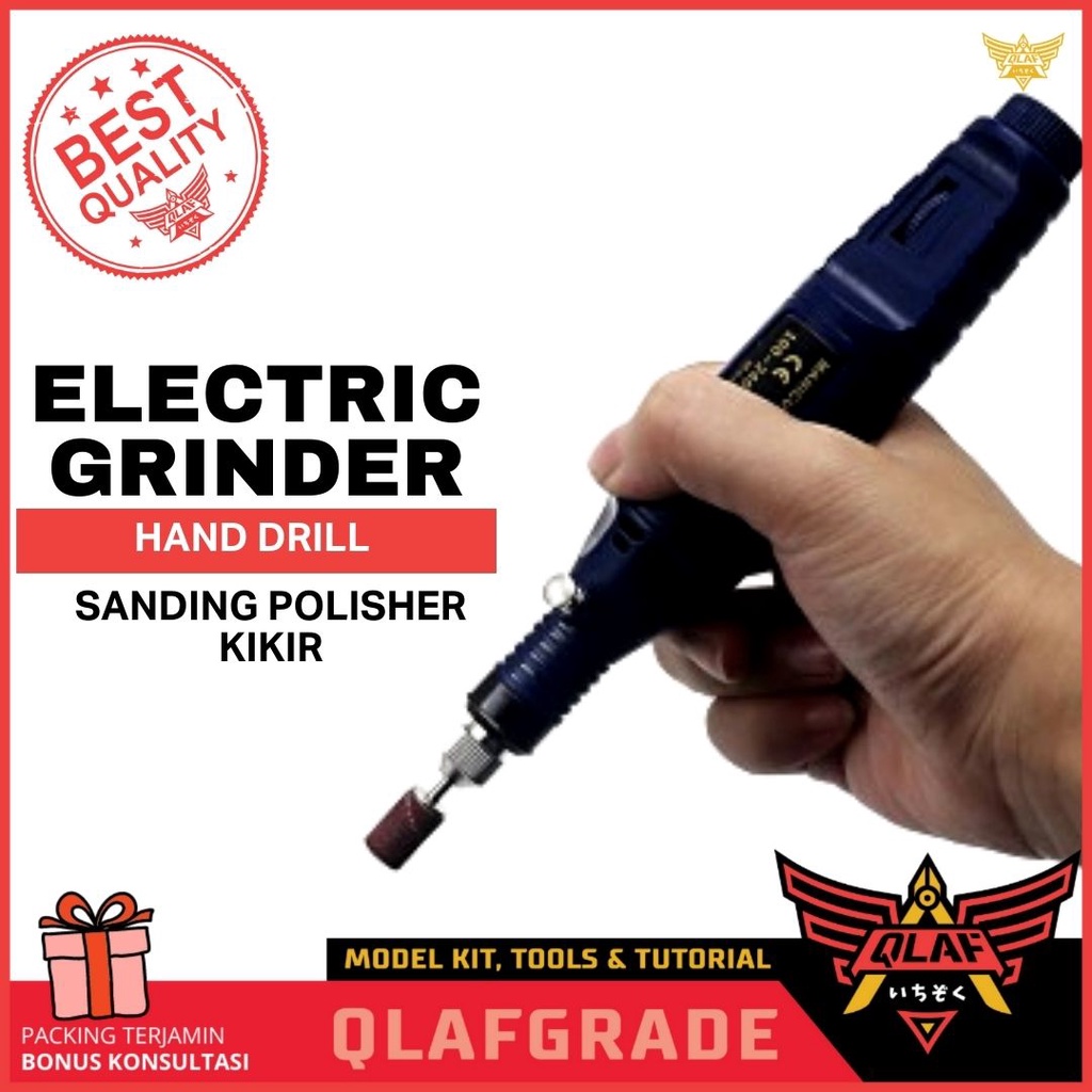 Jual ELECTRIC GRINDER HAND DRILL sanding polishing kikir engraved ...
