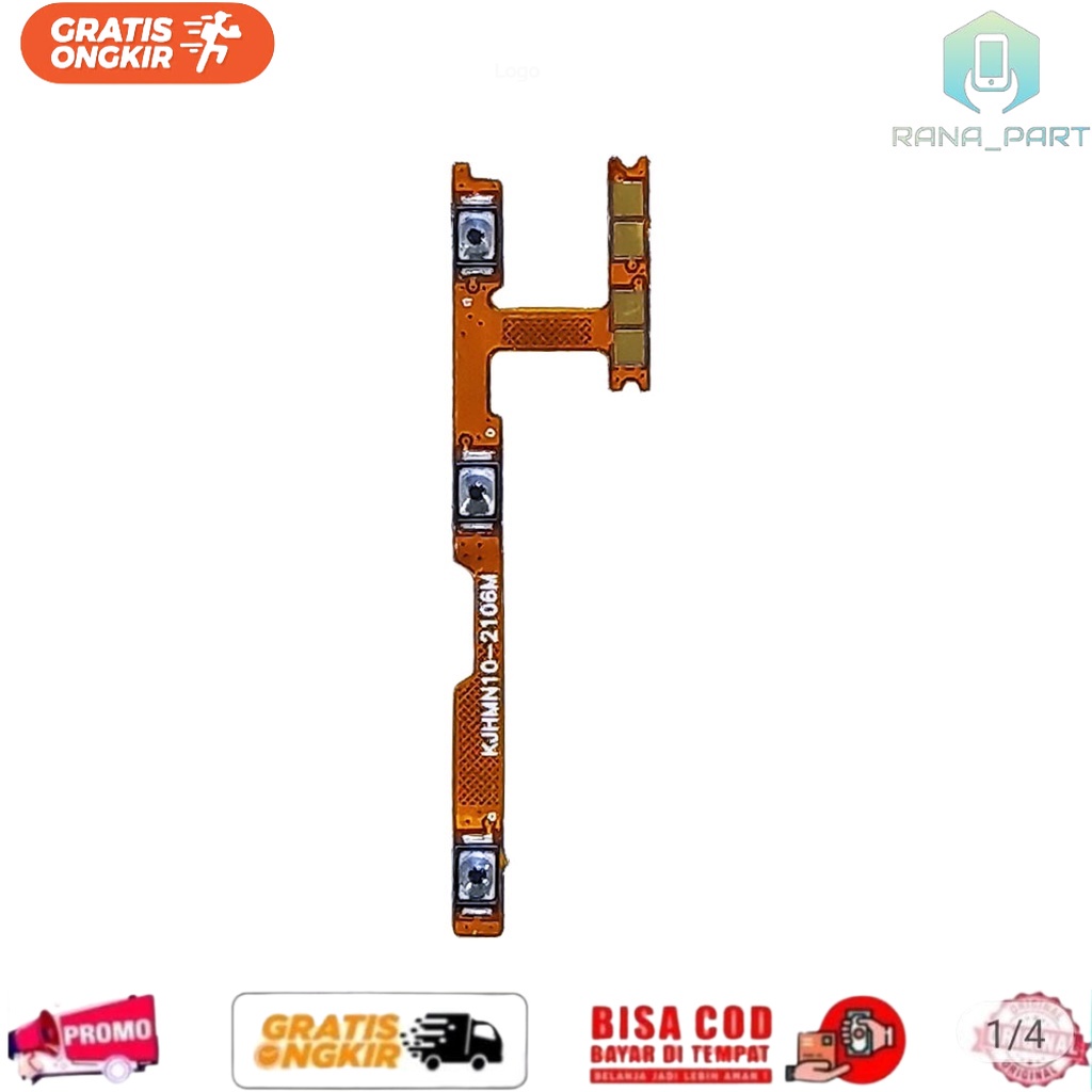 Jual XIAOMI REDMI NOTE 10 5G | Tombol Power On Off Volume / On Of Vol - Flexibel Flexible ...