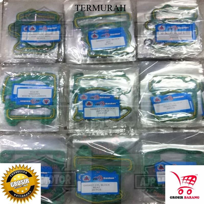 Jual PACKING PAKING / GASKET BLOK BORING BAWAH BEAT / SCOOPY REVO ABS JUPITER Z SUPRA FIT NEW ...